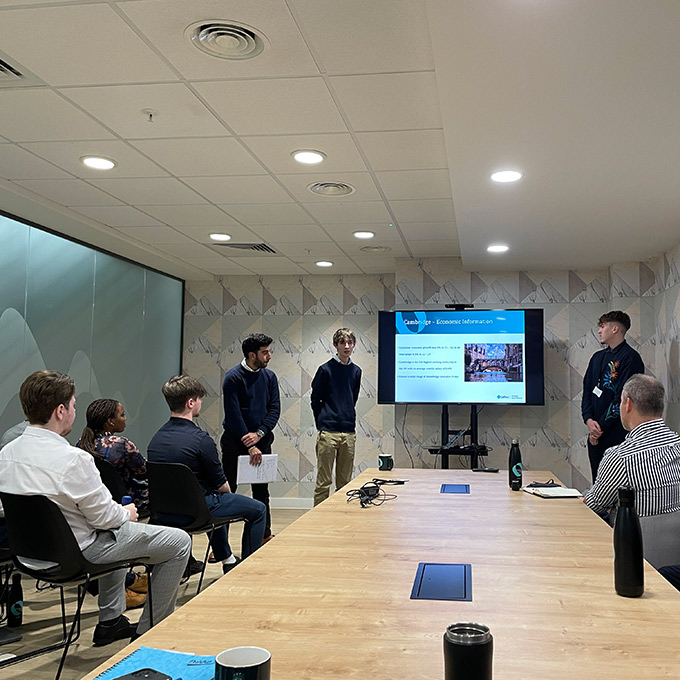 Innovation and learning at Peterborough office - Saffery